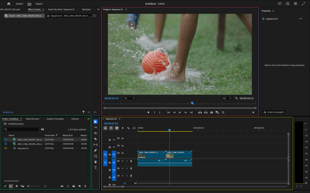 How to Use Adobe Premiere Pro - For Beginners | Audio Buzz